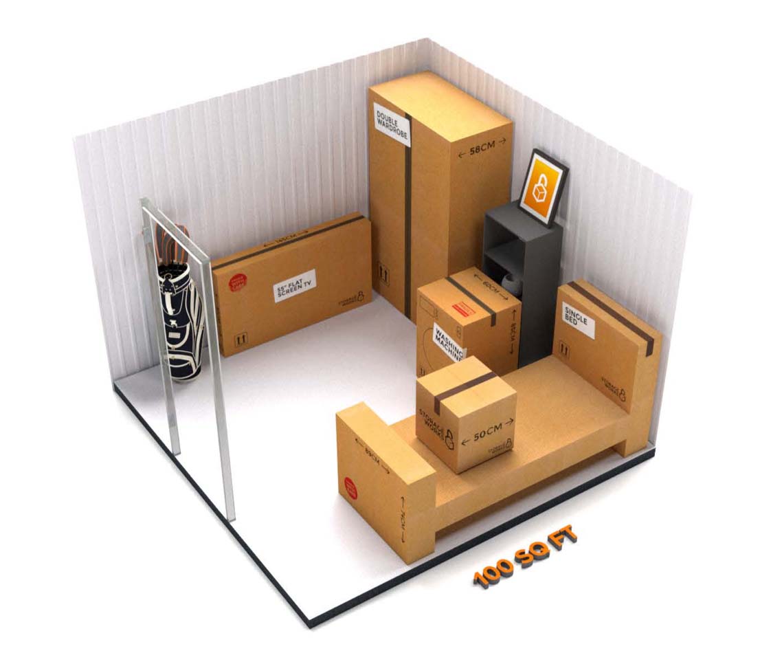 Self Storage Size Guide - The Storage Works