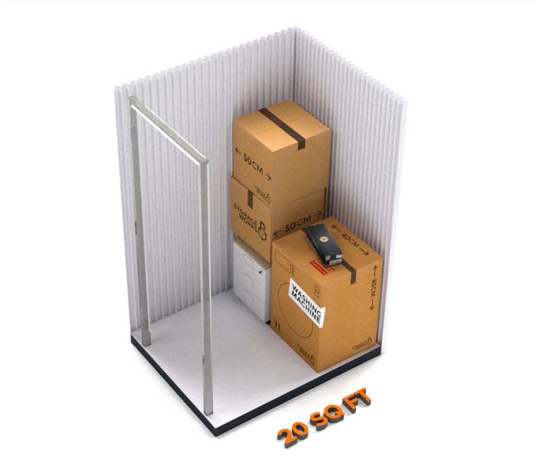 Self Storage Size Guide - The Storage Works
