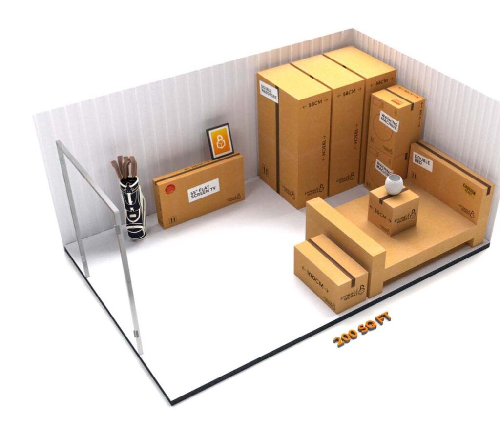 Self Storage Size Guide - The Storage Works