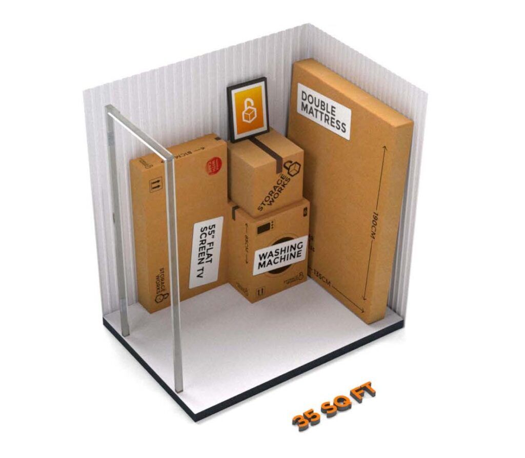 Self Storage Size Guide - The Storage Works