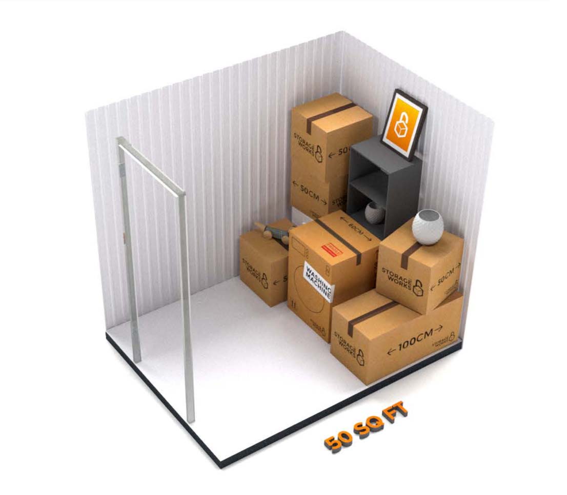Self Storage Size Guide - The Storage Works